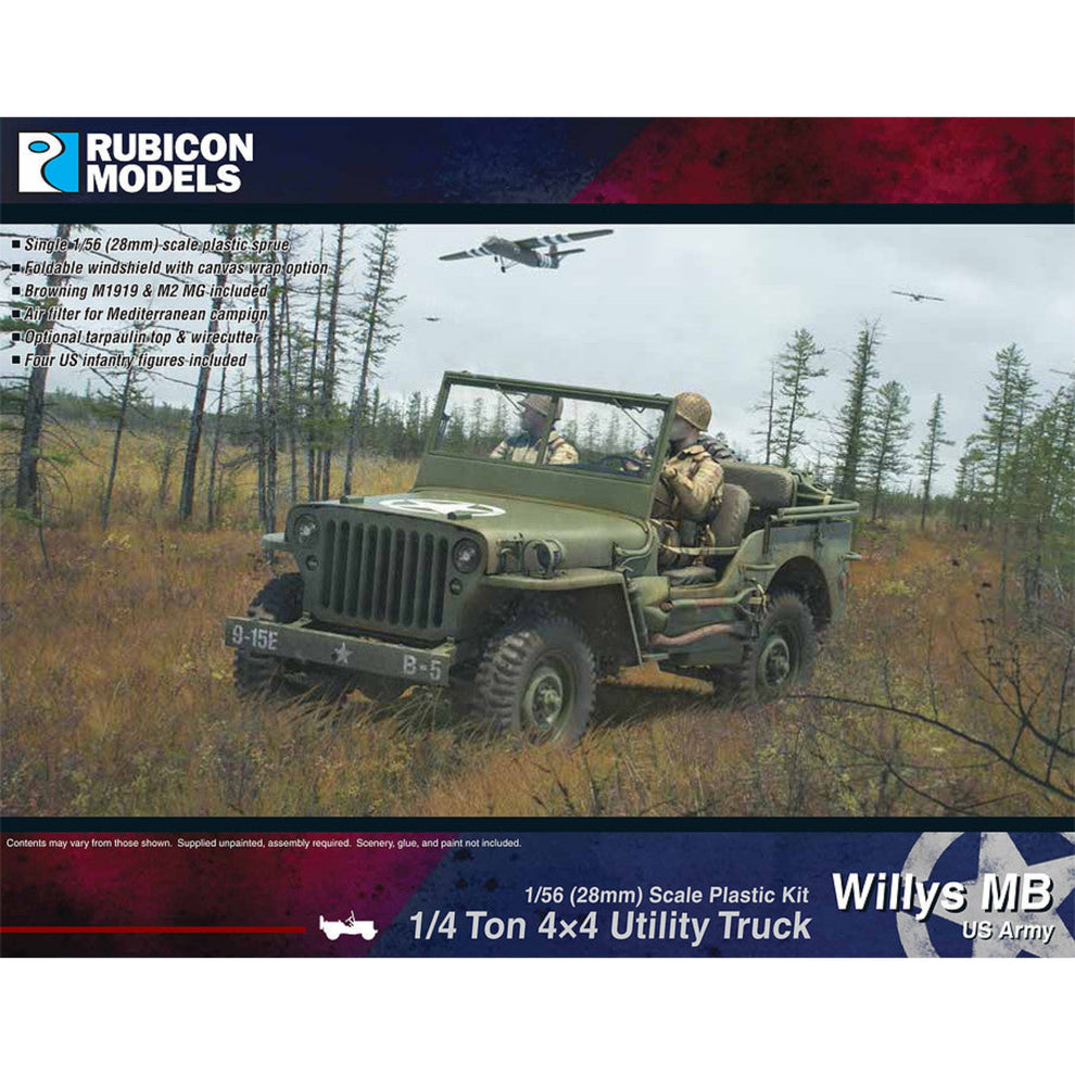 Rubicon Models willys MB US Army – Northland Hobby
